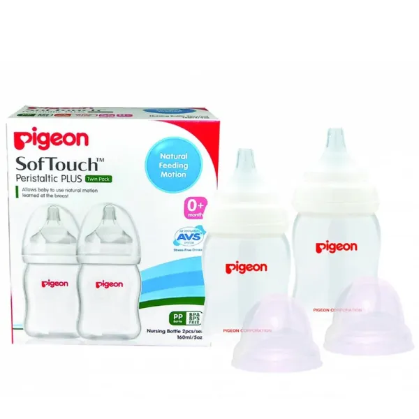 Pigeon SofTouch Bottle PP 160ml Twin Pack Price in BD